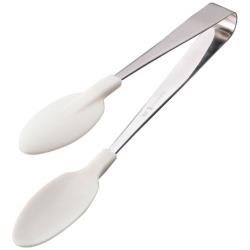 画像はイメージの場合があります。あらかじめご了承ください。■先端には柔軟性があり滑りにくい素材のエラストマー樹脂を使用して いますので、食品を優しく包むようにつかめます。■スプーンのような形状でツメや凹凸がないので食品に食い込みにくくなって...