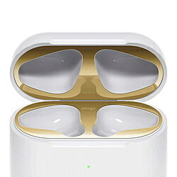 故障原因となるAirPods内部への金属粉や埃の侵入から守ります。ダストガード金属プレートには、ゴールドメッキコーティングを施しており、見た目もおしゃれです。Wireless Charging Caseに合わせて、ステータスランプ用の穴がな...