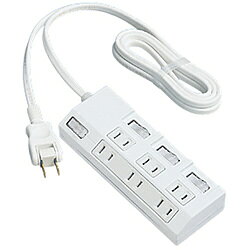 ■ACアダプターもスッキリ収まる。｢一括スイッチ｣でこまめに電源ON・OFF。雷サージ低減素子付。■内ボディにトラッキングに強い『ユリア樹脂』。外ボディにも『燃え広がりにくい樹脂』を採用した熱に強い二重ボディ。■高電導材の採用で発熱量を約2...
