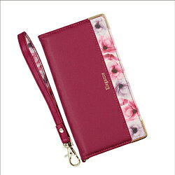 ケースを開くたびに花が咲き誇る、乙女心をくすぐる手帳型スマホケースです。ケースとお揃いの可愛いストラップは落下防止にも役立ちます。ケースを開くたびに花が咲き誇る、乙女心をくすぐる手帳型スマホケースです。