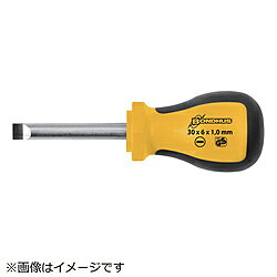 ■クッション性の高いラバーグリップ・二重形成ハンドルを採用しています。■硬度とトルク値はドイツDIN規格及びISO基準以上です。■刃先：［［−］］6■軸長(mm)：30■全長(mm)：80■クロムメッキ仕上げ■DIN　ISO2380のもと製...
