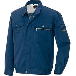 ■スタンダードな作業服で、いつまでも飽きないデザインです。■裏メッシュ付きです。■帯電防止タイプです。【用途】・作業全般。【仕様】・色： ネイビー・サイズ： S・着丈（cm）： 62・胸囲（cm）： 108スタンダードな作業服で、いつまでも...