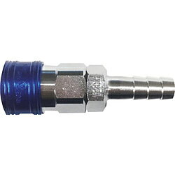 ■業界初のカラーカップリングです。■配管ラインの色分けに適しております。■色：ブルー■相手側ホースサイズ(インチ)：3/4■使用流体：空気■最高使用圧力：1.5MPa■使用温度範囲：-20℃〜80℃■本体：鋼鉄■シールゴム：ニトリルゴム(N...