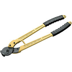 ■アルミハンドルで軽量化を実現しています。■機動性に優れ電設工事をサポートします。■刃部はサビに強いリン酸亜鉛被膜仕上げです。■電設工事のケーブルカットに。■切断能力：IV線250［［MM2］］(直径26mm)■全長(mm)：605■刃部:...
