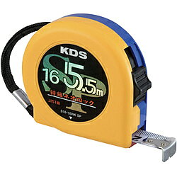 ■高精度±0.2mm以内でKDS独自規格の特級品です。■引っ掛け測定専用の固定爪タイプです。■社内検査証がついています。【用途】・社内校正用標準器に。・加工・検査時の寸法測定に。【仕様】・テープ長さ（m）： 5.5・テープ幅（mm）： 16...