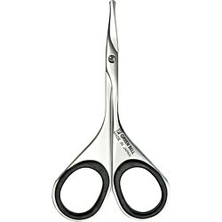 ■先端を丸く仕上げているので、デリケートな部分のお手入れに最適です。■細く短い毛も根本近くからカットが可能です。【仕様】・全長（mm）： 90【材質／仕上】・刃部： ステンレス刃物鋼・リング： EVA（エチレン酢酸ビニール共重合樹脂）先端を...