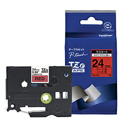 ■透明フィルムで表面が保護されているので、こすっても水にぬれても文字が消えません。※製品仕様※色：赤テープ幅：24mmテープ長さ：8mテープ色：赤印字色：黒対応ブランド名ピータッチ長さ8m赤テープ／黒文字・24mm幅・長さ8m