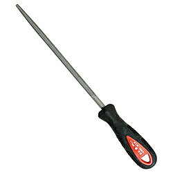 握りやすく、滑りにくいソフトグリップ装着のヤスリです。鉄工用なので鉄をはじめとして銅・真鍮・アルミ等の研削・研磨に使用できます。握りやすいソフトグリップを採用しています。仕様●形状： 丸。●目： 中目。●サイズ： 刃長200mm。材質セット...