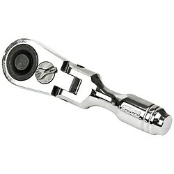 手の中に収まるコンパクトボディ+180度首振り機構で窮屈で複雑な場所にも対応します。ワンサイズ小さく設計された極小ヘッドは、従来商品では使用できない、より窮屈なスペースでの作業が可能です。ギア数72山採用で、振り幅の制限された狭い場所でも細...