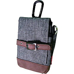 製品サイズ；（約）W120xH170xD30mm ※カラビナを除く。多機能小物ケース。前ポケット付き。蓋付き腰袋。仕事やプライベートでも使える。軽くてラフな素材、質感。ねじれにくいカラビナ＆ベルト通し付。2way装着対応 : ベルト・カラビ...