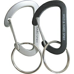 カラー：シルバー&ブラック。材質：アルミニウム。いろいろな道具の吊り下げに。意匠登録済で一部冷間鍛造品なので頑丈に作られています。