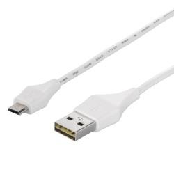 上下の向きを気にせず挿せる！USB2.0ケーブル（Type-A to microB）■スマートフォン等の機器と接続し、充電やデータの転送が可能USBポート搭載のパソコンとUSB microBコネクターを持つスマートフォン等の機器と接続し、デ...