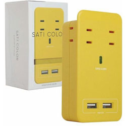 ・定格容量： 15A・100～125V （1500Wまで）・家庭用ACコンセント 4個口（正面2個口・側面2個口）・雷サージガード（サージ機能時LED点灯）・急速充電用USBポート 2個口（合計4.2A）・スマートフォン用スタンド付き本体サ...