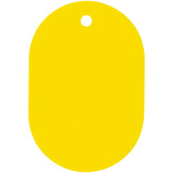 ■お店やホテル旅館等で何かと重宝する番号札です。【仕様】・色： 黄・内容： 25枚入・縦（mm）： 60・横（mm）： 40・厚さ（mm）： 2.7・穴径（mm）： 5・番号札サイズ（mm）： 60×40×2.7・GPNエコ商品ねっと掲載品...