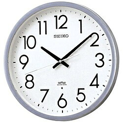 正確な時刻情報をのせた標準電波を受信し、自動的に表示時刻を修正するクロックです。秒針が連続してなめらかに動くので、コチコチ音が気になりません。本体サイズ(H×W×D) mm390×390×52本体重量1.5kg枠材質プラスチック枠 前面：ガ...