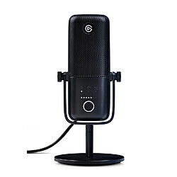 クリエイター/ゲーム実況者向けコンデンサーマイクWave:3はプラグアンドプレイの利便性とブロードキャストレベルの電気回路を搭載したプレミアムマイクとデジタルミキシングのためのソリューションです。「コンデンサーマイク エルガト Wave:3...