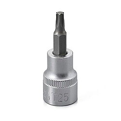 ●ソケット単品(穴なし)●ヘクサロビュラ(トルクス)のソケット単品●差込角3/8インチ(9.5mm)に対応。■品番：18411●サイズ：T-25●差込角：3/8インチ(9.5mm)●長さ：48mm：ソケット単品(穴なし)