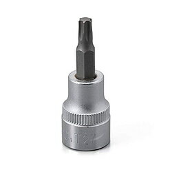 ●ソケット単品(穴なし)●ヘクサロビュラ(トルクス)のソケット単品●差込角3/8インチ(9.5mm)に対応。■品番：18412●サイズ：T-27●差込角：3/8インチ(9.5mm)●長さ：48mm：ソケット単品(穴なし)