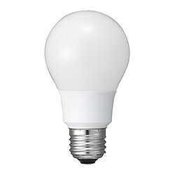 ●省エネ、長寿命のLED電球●一般電球40形相当●全方向タイプ本体サイズ（高さ×幅×奥行）H108×W60×D60mm本体重量47g定格消費電力5.1W全光束541lm断熱材対応非対応仕様1定格入力電流：0.09A仕様2色温度：2700Kリ...
