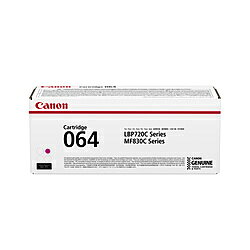 トナーカートリッジ 064 M (マゼンタ)■5000ページ印刷可能（小容量）（ISO ／ IEC 19752に基づき、A4普通紙に片面連続印刷した場合の平均値。）印刷可能枚数5000枚色マゼンタ(小容量)仕様1［対応機種］Satera カ...
