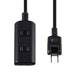 ■定格　125V　15A■合計1500Wまで■コード長：3m■口数：3個口■カラー：ブラック本体サイズ(高さ×幅×奥行)90×220×40mm本体重量290g長さ3.0m口数3個口スイッチタイプスイッチ無シャッター有マグネット無プラグ/差込...
