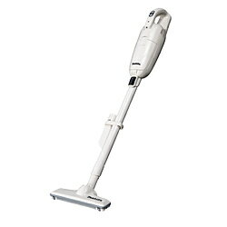 マキタ CL115FDWI 充電式クリーナ 掃除機 アイボリー。■吸込仕事率＆使用時間アップ　バッテリ容量が2.0Ahになり吸込仕事率と使用時間がアップ。吸込仕事率はパワフルモードで35W※。1充電使用時間は標準モードで約50分。　※測定条...