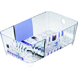 ■ノズルが動き直接シンクに排水できます。■お手入れのしやすさを考えたシンプルなデザイン形状です。【用途】・つけ置き桶【仕様】・色： クリア・幅（mm）： 375・奥行（mm）： 235・高さ（mm）： 135・容量（L）： 4.7・水抜き栓...