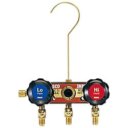 ●入数（個）： 1●R404A、R407C、R507A、R134a用●高耐圧ニードル式パッキン採用●接続ポート： 1/4 フレア●ゲージ取付ネジ： 1/8 NPT●高耐圧用サイトグラス付。●入数（個）： 1●R404A、R407C、R507...