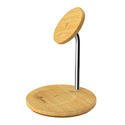 温かみがある木目調デザインiPhone12シリーズ以降のMagSafe対応機種をしっかり固定してワイヤレス充電できます。インテリアに調和する木目調デザインは、まるで本物の無垢材のようにデスクに置いて周りに落ち着いていた雰囲気を感じられます。...