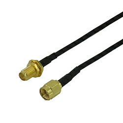 無線lANなどに使用されているSMAアンテナを延長するためのケーブルです。仕様1［端子］RP-SMA(オス - メス)［ケーブル長］2m無線lANなどに使用されているSMAアンテナを延長するためのケーブルです。