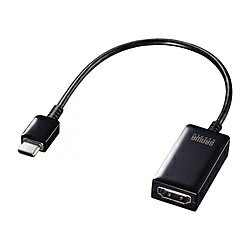 DisplayPort Altmodeに対応したType-CポートをHDMI（4K/60Hz/HDR）に変換し映像出力ができる超小型サイズの変換アダプタ。「USB Type C-HDMI変換アダプタ（4K/60Hz/HDR対応）」■USB ...