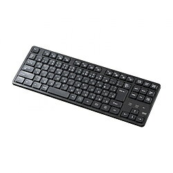 キー入力が静かな静音キーボード。2.4GHzワイヤレス・テンキーなし。「ワイヤレス静音キーボード（2.4GHzワイヤレス・テンキーなし）」■従来のメンブレンキーボードと比較しキータッチ音が格段に小さい静音タイプです。■深夜のパソコン作業や、...