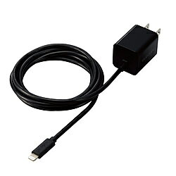 ■Lightningコネクターを搭載し、Lightningコネクター搭載のiPhone、iPad、iPodを超高速充電できるUSB AC充電器です。 ■手のひらにすっぽり隠れるほど小さく(約36mm×27.5mm×28.5mm)、軽量(約8...