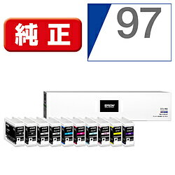 SC-PX1Vのインクカートリッジ色10色：ICBK97（フォトブラック） ICMB97（マットブラック） ICC97（シアン) ICVM97（ビビッドマゼンタ） ICY97（イエロー） ICLC97（ライトシアン） ICVLM97（ビビッ...