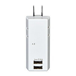 ■AC差込口定格：AC100V 14A■使用温度範囲：-10℃～40℃■口数：2個口■AC差込口合計1400Wまで■屋内専用USBポート■定格：DC5V 最大2.4A（2ポート合計）■コネクタ形状：USB Aタイプ（メス）■ポート数：2ポー...