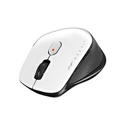 ペアリングした3台の機器を底面のボタン1つで切り替え可能なマウス。「NEO FITマウス Bluetooth5.0／BlueLED光学式／静音／5ボタン／接続先切替機能付き」■様々な持ち方に合わせた、3WAYホールド形状マウスの握り方に合わ...