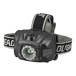 【 特 長 】● 可動ヘッドでライトの角度を調整できます● 3点式ヘッドバンド● 100ルーメン、1308カンデラの明るさ● 防水保護等級はIP66の耐じん、耐水形【 仕 様 】■ 電源：単3形乾電池2本（別売）■ 光源：白色系LED1個（...