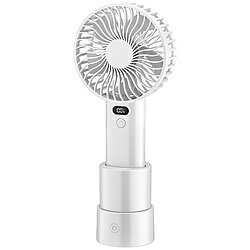 充実機能満載のモバイルスタンド付き！■ワイヤレスで90度の自動首振り機能が使える！　マグネットで壁などに直接取り付け可能。■デジタル表示で100段階の大風量！　4000mAhの大容量バッテリーで最大18時間稼働。本体サイズ(高さ×幅×奥行)...