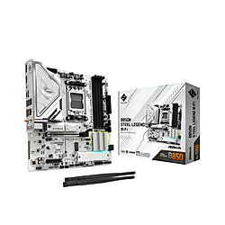 AMD B850チップセット搭載。高品質コンポーネントを搭載し高い耐久性と信頼性を実現したmicroATXマザーボード■AMD B850チップセット搭載■耐久性を重視したSteel Legendシリーズ■AMD Ryzen 9000/800...