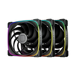 最大風量91CFM　パワフルな高性能＆低騒音ARGBファン「Squama 2503-14」は、卓越した冷却性能を発揮するよう設計された140mm PWM ARGBファンです。9枚のブレード設計により最大2400RPM / 91CFMの大風量...