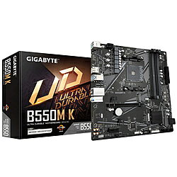 AMD B550 Ultra Durable MicroATX マザーボード(デジタル電源フェーズ設計、PCIe 4.0 x16 スロット、2連 PCIe 4.0 / 3.0 M.2 コネクタ、GbE 有線 LAN、Smart Fan 5 ...