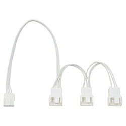 デイジーチェーン (数珠つなぎ) 型ケーブルのため、水冷や2～3連ファンの環境に最適です。■マザーボードからPWMファン3台をPWMでコントロールできます。■複数のファンを搭載した水冷や、フロント／トップに2～3連ファンを搭載した環境に配線...