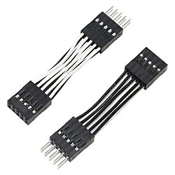 マザーボードへ接続が簡単！■Front Panel I/O (フロントパネルスイッチ／LED／オーディオ／USB 2.0／IEEE 1394など) のバラピンコネクタをまとめて、マザーボードへ簡単に接続できます。■コネクタの差し間違い防止に...