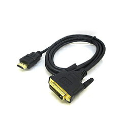 HDMI機器の映像をDVI-D搭載モニターに出力する極細ケーブルです。■DVI-D端子しかないモニターに接続するときに便利です。■極細ケーブルなので、取り回しも楽で邪魔にもなりません。コネクタ形状HDMI⇔DVI長さ1.8m仕様1［端子］D...