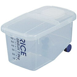 フタの裏側に防虫剤がセットできる米びつです。（防虫剤をセットして出荷いたします）5kg用とありますが実際はお米は7.5kgまで入ります。仕様1サイズ：奥行360mm×横幅210mm×高さ200mmフタの裏側に防虫剤がセットできる米びつです。...