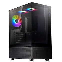 XPG INVADER X MINIは、コンパクトながらATXマザーボードに対応する高性能PCケースです。スタイリッシュな透明パネルとミニマルデザインを採用し、5基のARGBファンによる優れた冷却性能を実現。自作PCに美しさと機能性を兼ね備...