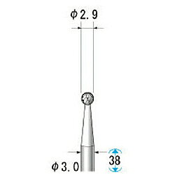 ■優れた耐久性で、滑らかな切削加工を可能にした超硬カッターです。【用途】・ステンレス鋼、ニッケル合金、チタン合金、インコネルなどの難削材加工に最適。【仕様】・形状： 球（オール超硬）・刃径（mm）： 3・刃長（mm）： 2.8・軸径（mm）...