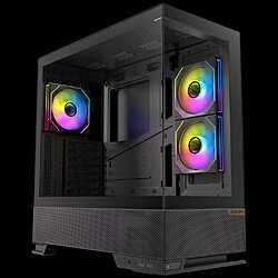 ARGBファン3個標準搭載のATX対応ピラーレスPCケースAqua 6 Infinityは、 ARGBファン3個を標準搭載したATX対応ピラーレスのミドルタワーPCケースです。フロントとサイドパネルに強化ガラスを搭載しトップに最大360 m...