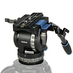 プロの映像撮影のために開発された油圧式ビデオ雲台、VHS18プロフェッショナルフルードヘッド流体摩擦と10段階のカウンターバランスにより、過酷な条件でも良好なヘッド操作を実現。7+0ダンピング調整、1～10の負荷容量、プロフェッショナルなパ...