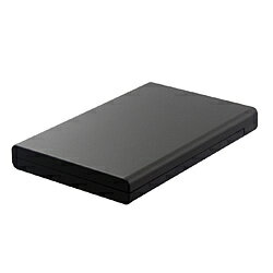 オールブラック仕様の2.5インチHDD/SSD用外付けケース。USB3.2gen1対応、7mm→9.5mm厚変更スペーサー付属、工具不要の簡単組立。■オールブラック仕様ケーブル、ACアダプタ、本体と同じ色味のブラックで統一しました。自己主張...